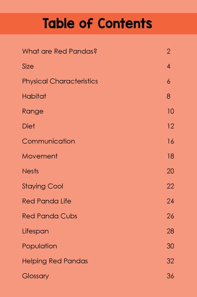 Red Pandas – Elementary Explorers