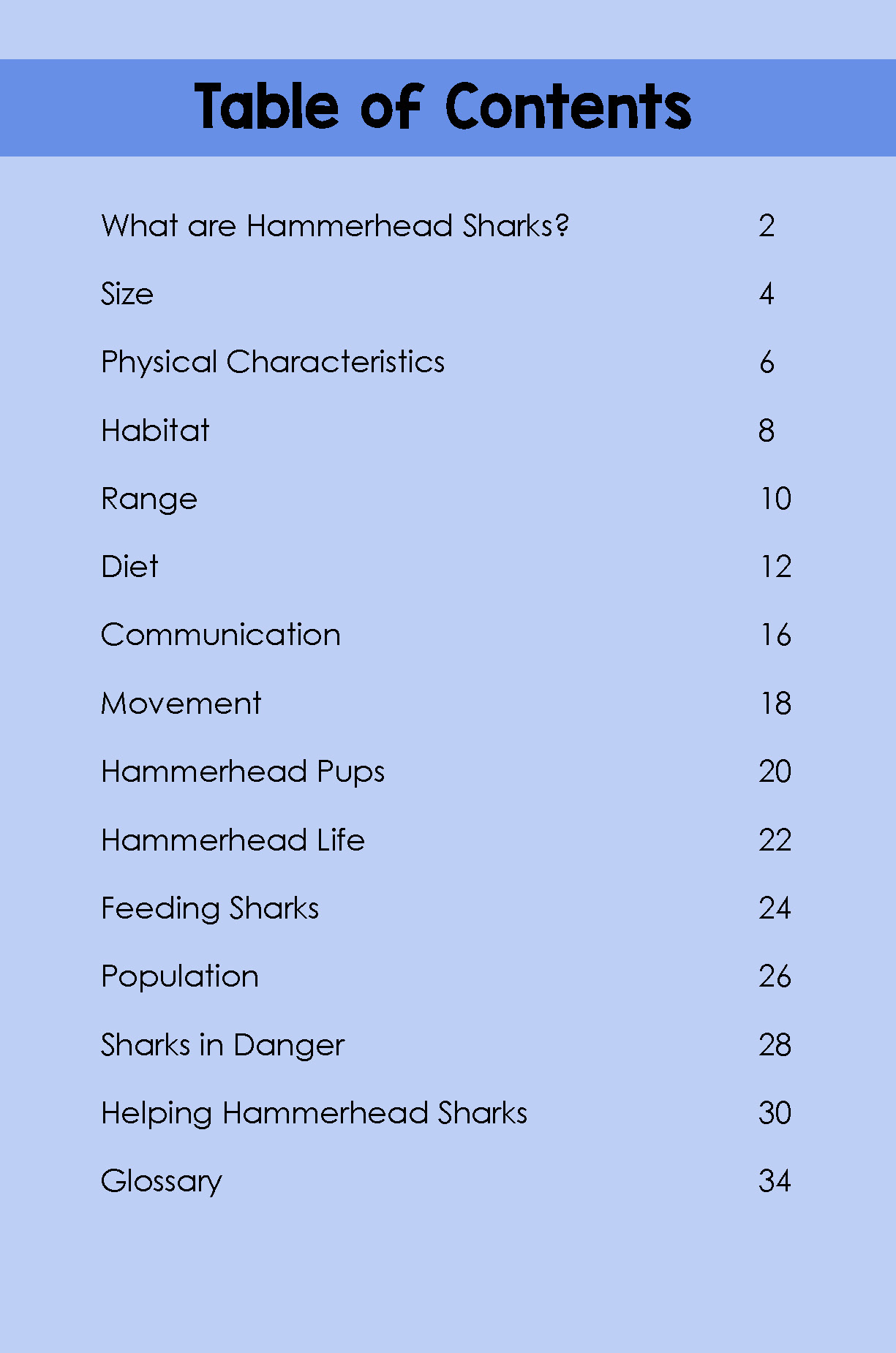 Hammerhead Sharks – Elementary Explorers