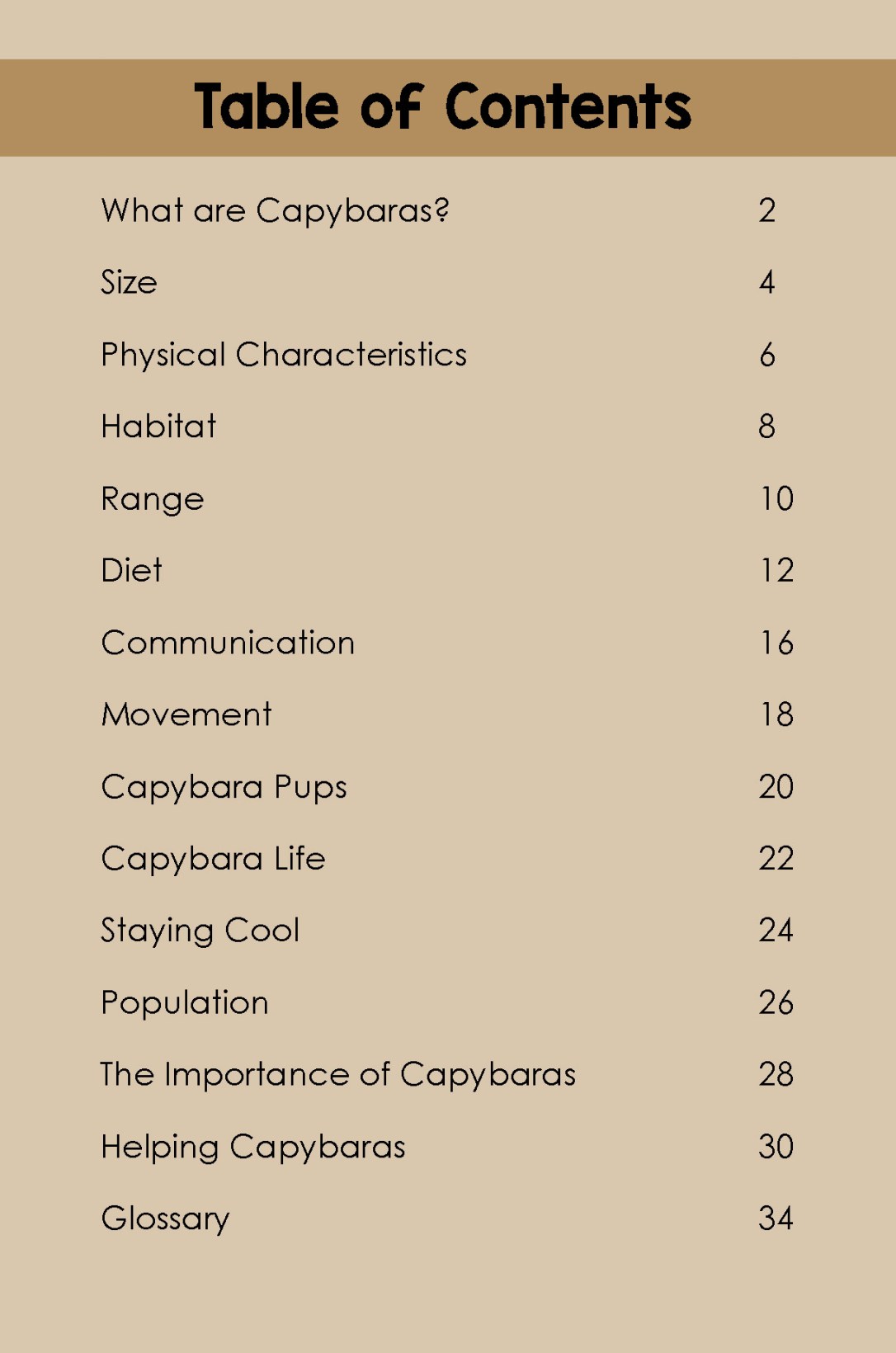 Capybaras – Elementary Explorers