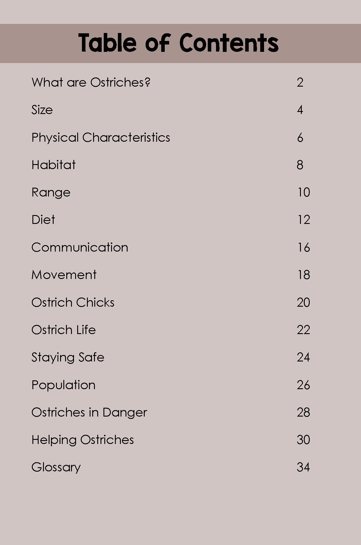 Ostriches – Elementary Explorers