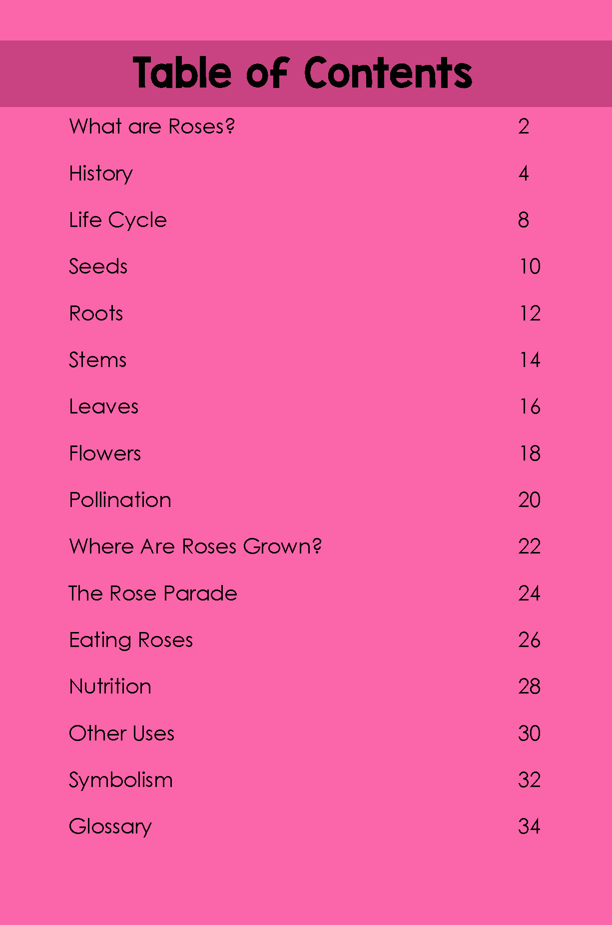 Roses – Elementary Explorers